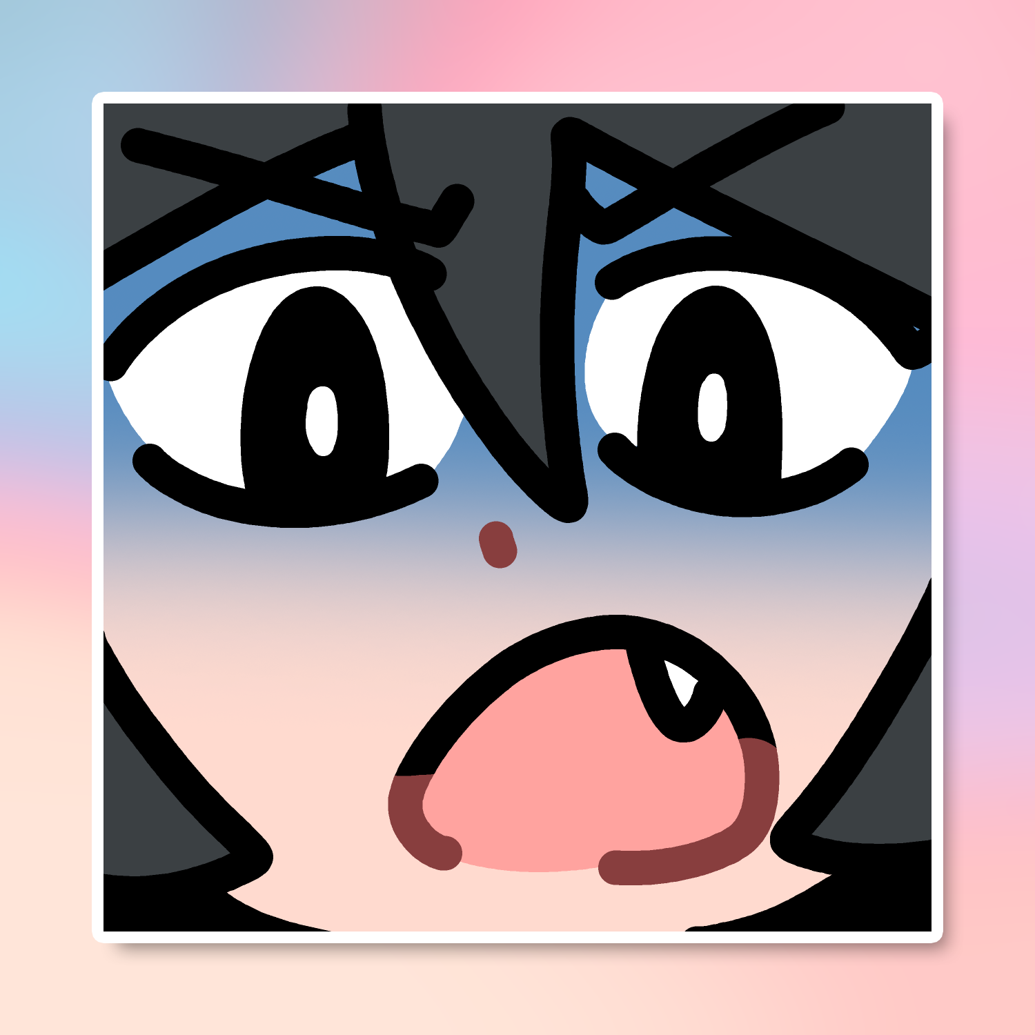 DISGUST LUCIA EMOTE STICKER! – BryceandScottStore